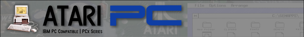 AtariPC Logo – Atari PC | IBM PC Compatible – PCx Series